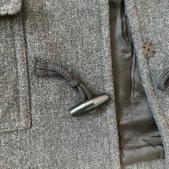 Zara | Jackets & Coats | Nwt Zara Gray Hooded Toggle Coat | Poshmark